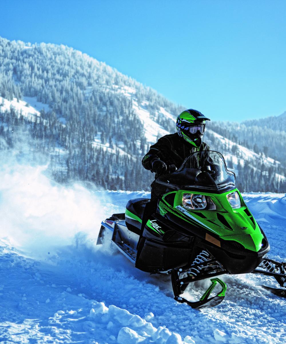 SNOWMOBILE - guided sled tours