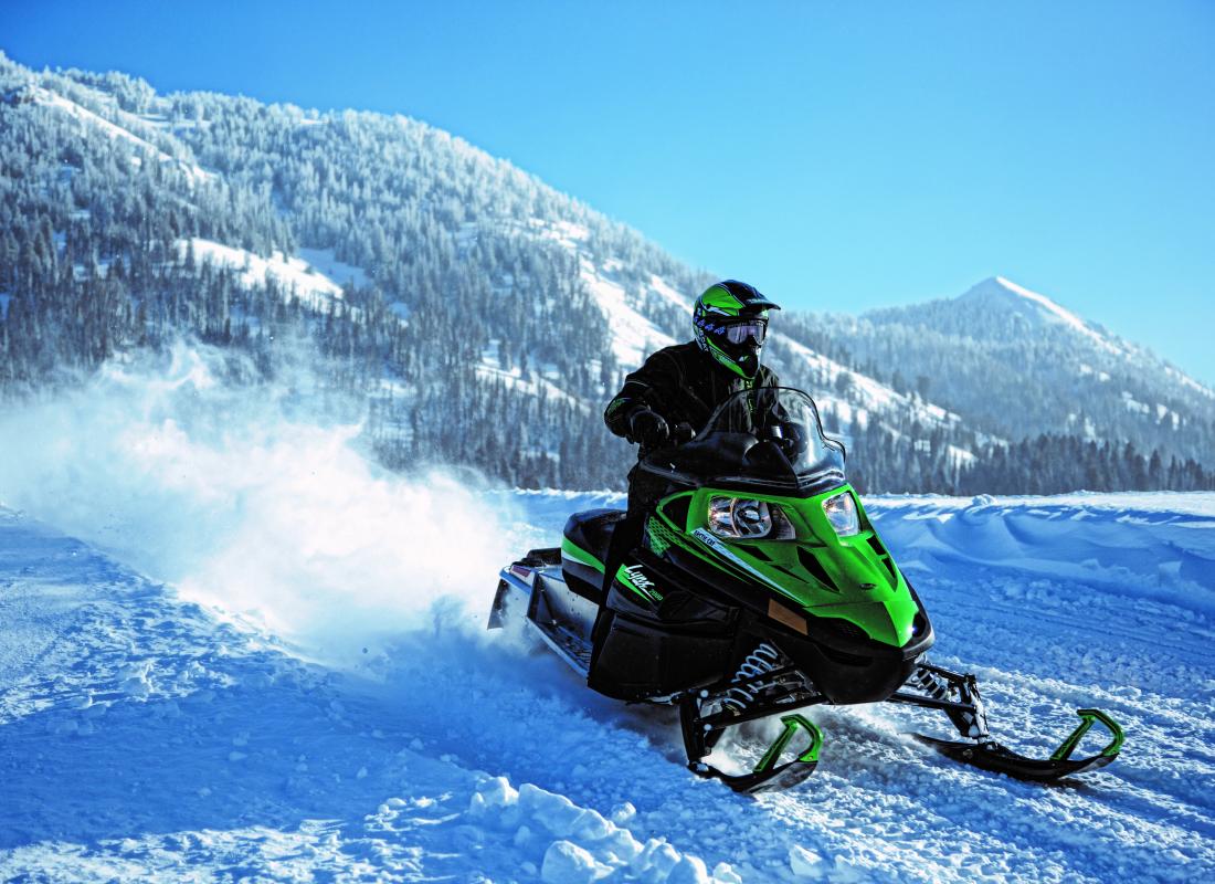 SNOWMOBILE - guided sled tours